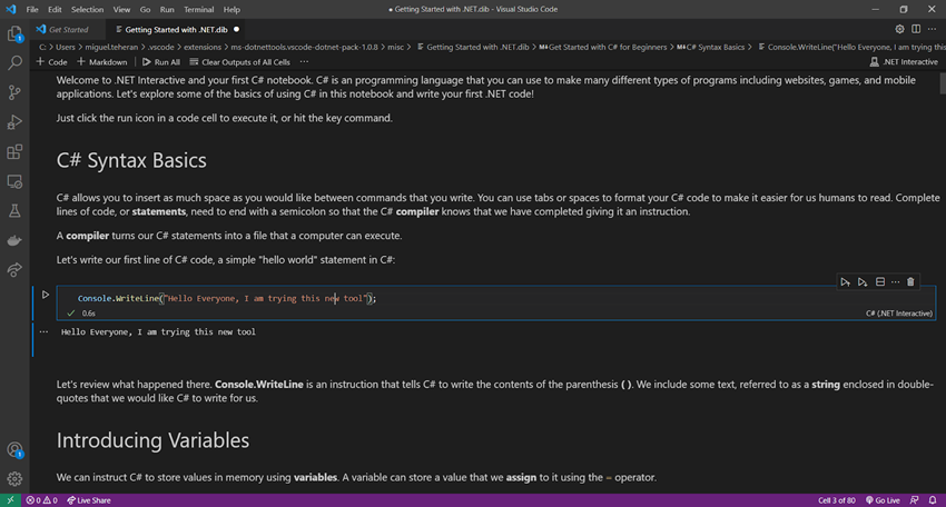 Introducing .NET Coding Pack For VS Code Introducing .NET Coding Pack For VS Code